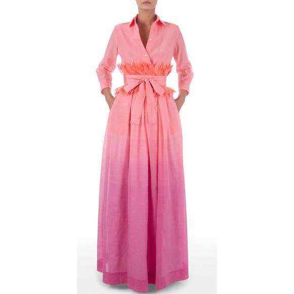 Sara Roka | Dresses | New Sara Roka Edna Dress With Feather Belt In ...
